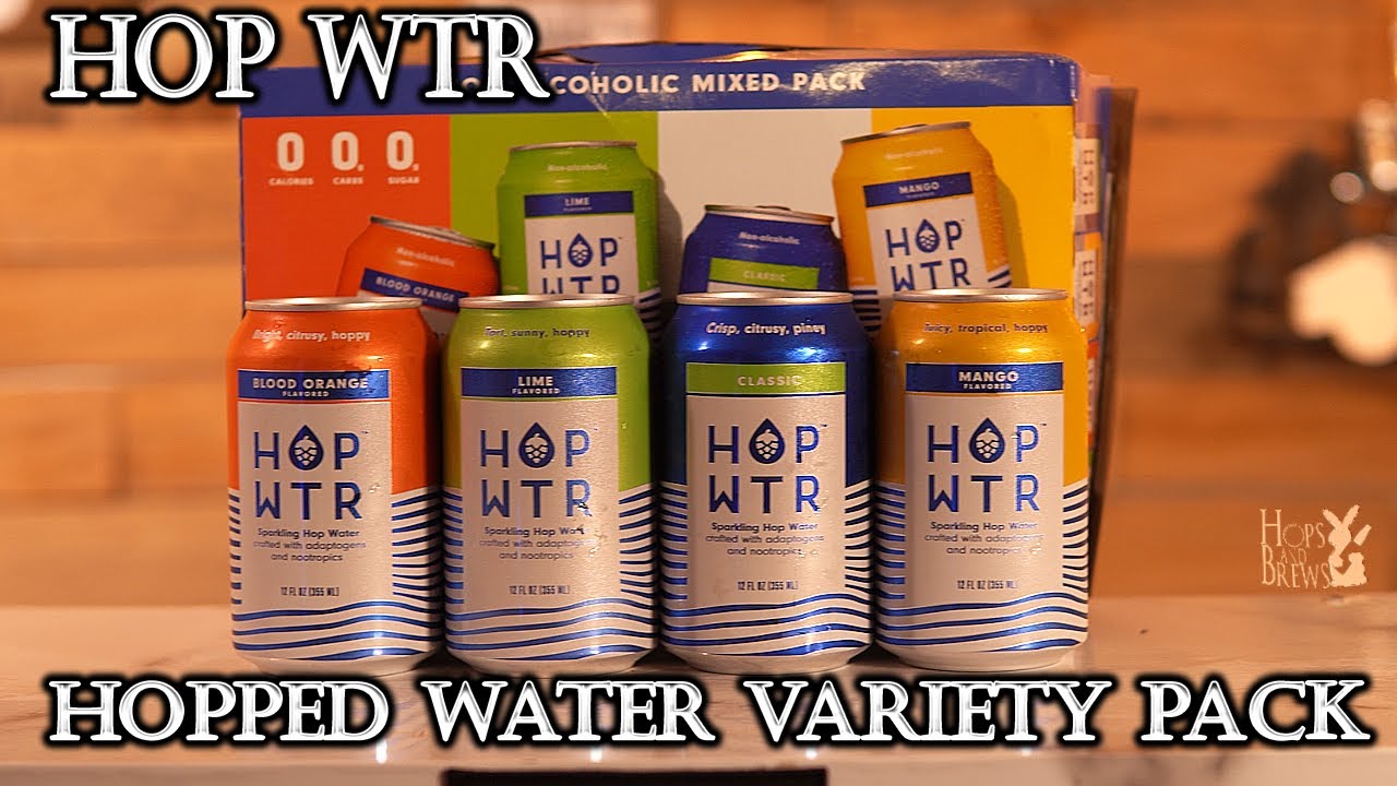 HOP WTR - Hopped Water Variety Pack - YouTube