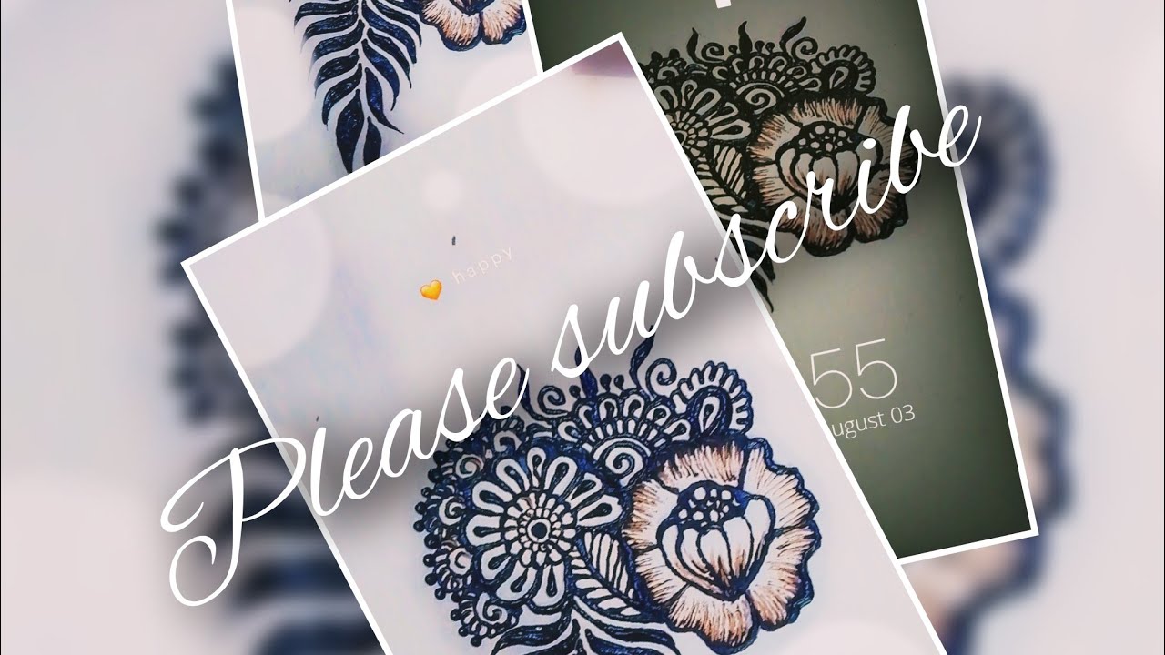 latest and unique bunch mehndi design ️ khaleeji henna bunch leaves and ...