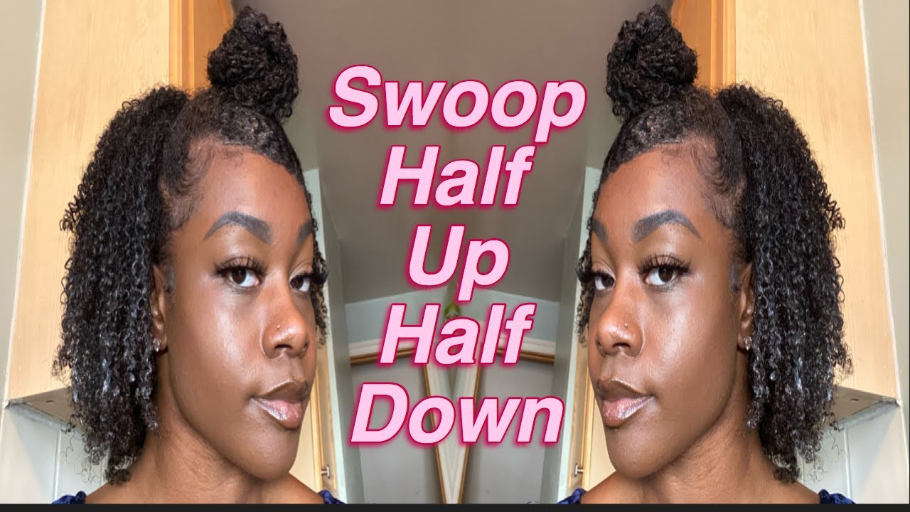 Swoop Half Up Half Down Tutorial - YouTube