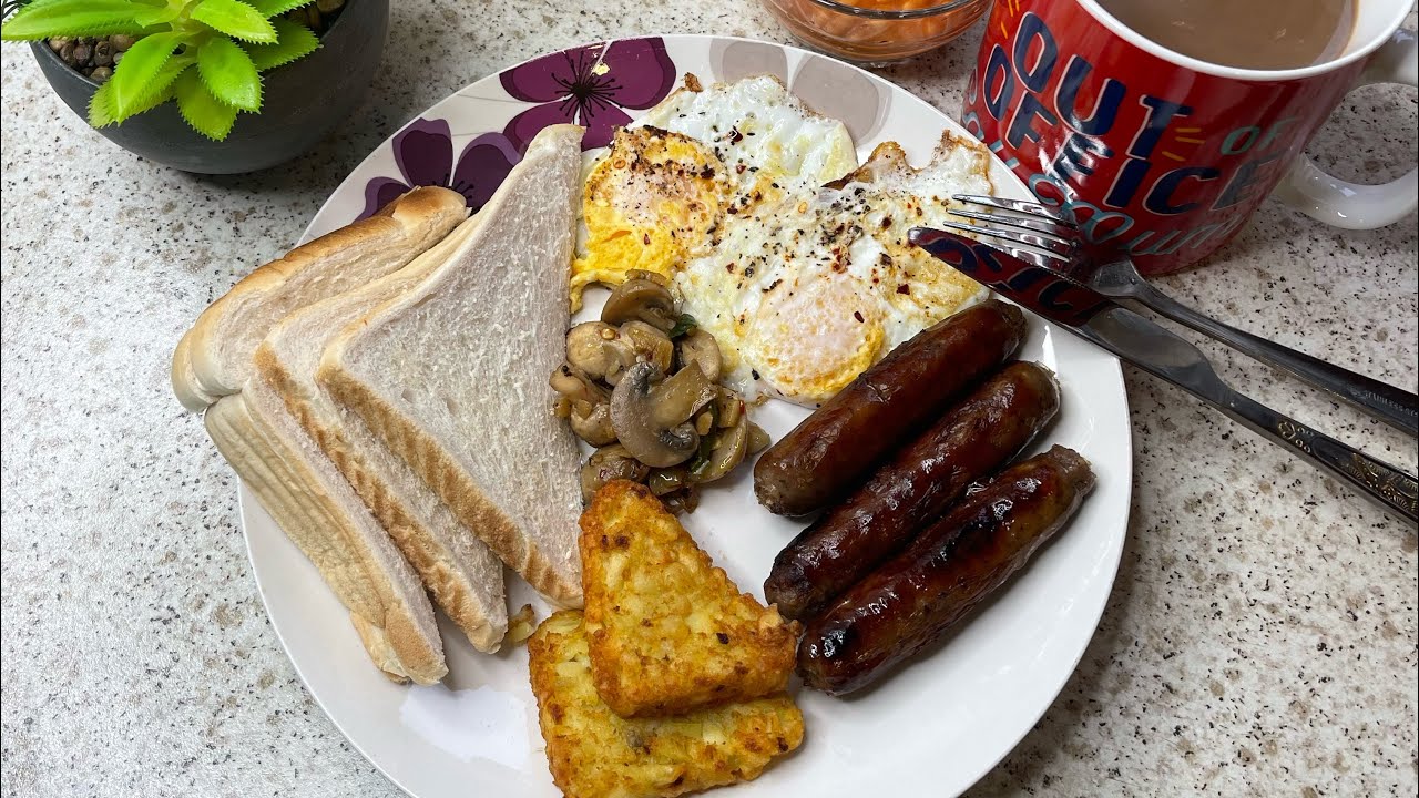 Homemade English breakfast @habibaskitchenuk667 - YouTube