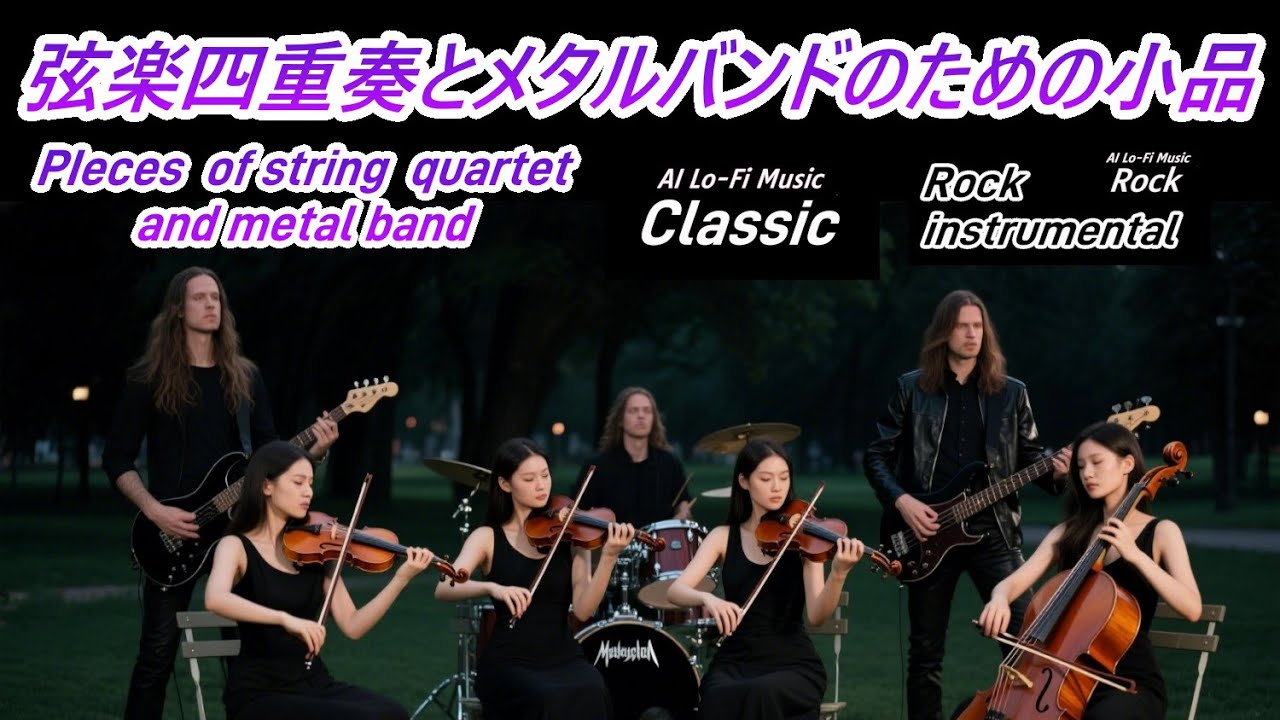 【クラシック/Classic】弦楽四重奏とメタルバンドのための小品 / Pieces for string quartet and metal ...