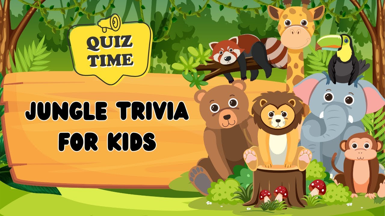 Are You a Jungle Genius? 🌿| Fun Animal Trivia Quiz for kids ...
