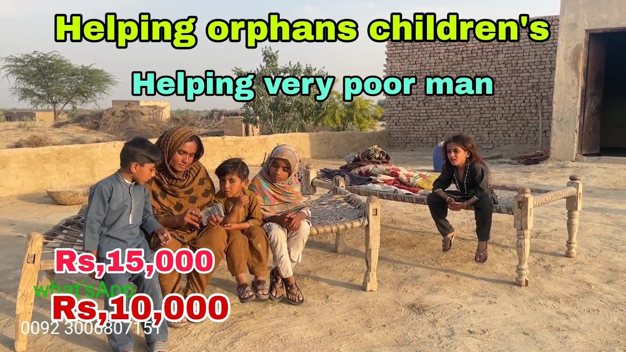 3 orphans children's and widow need your help |poor man need help ...