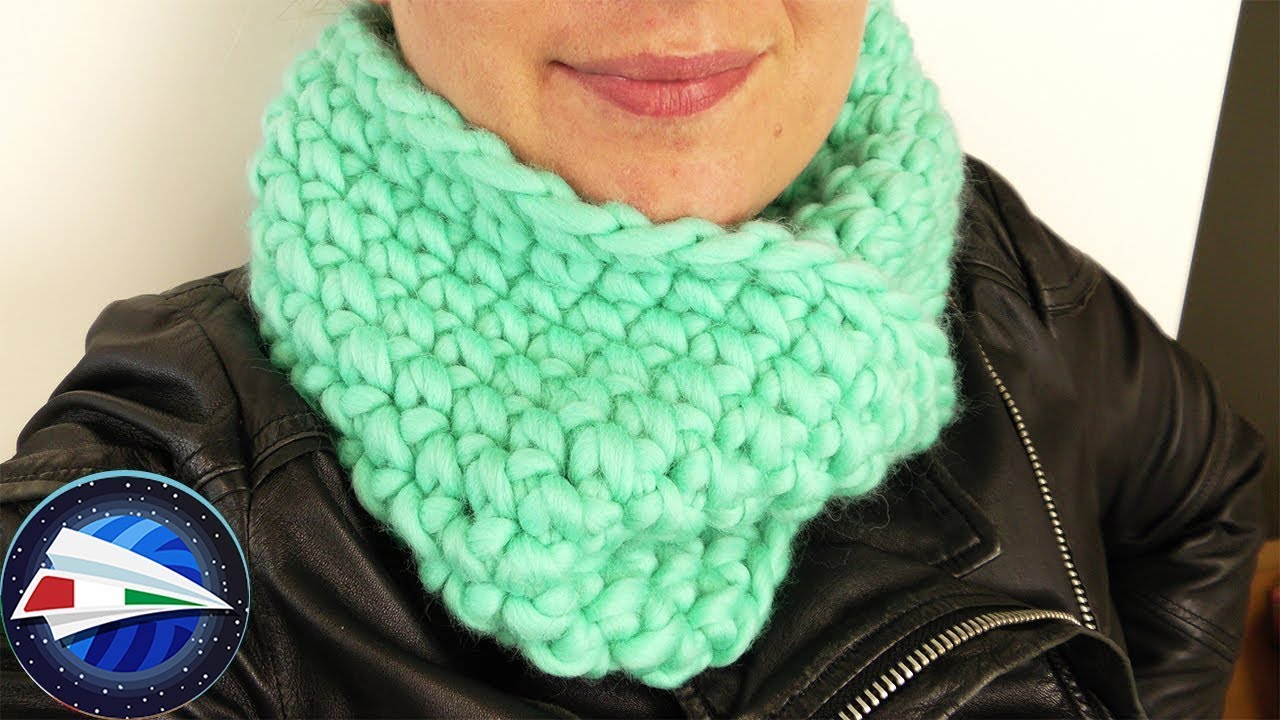 Sciarpa Infinity Super Veloce | Morbida e Facile da Fare - YouTube