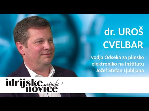 dr. Uroš Cvelbar | Idrijske novice TV studio - Oddaja AKTUALNO - YouTube