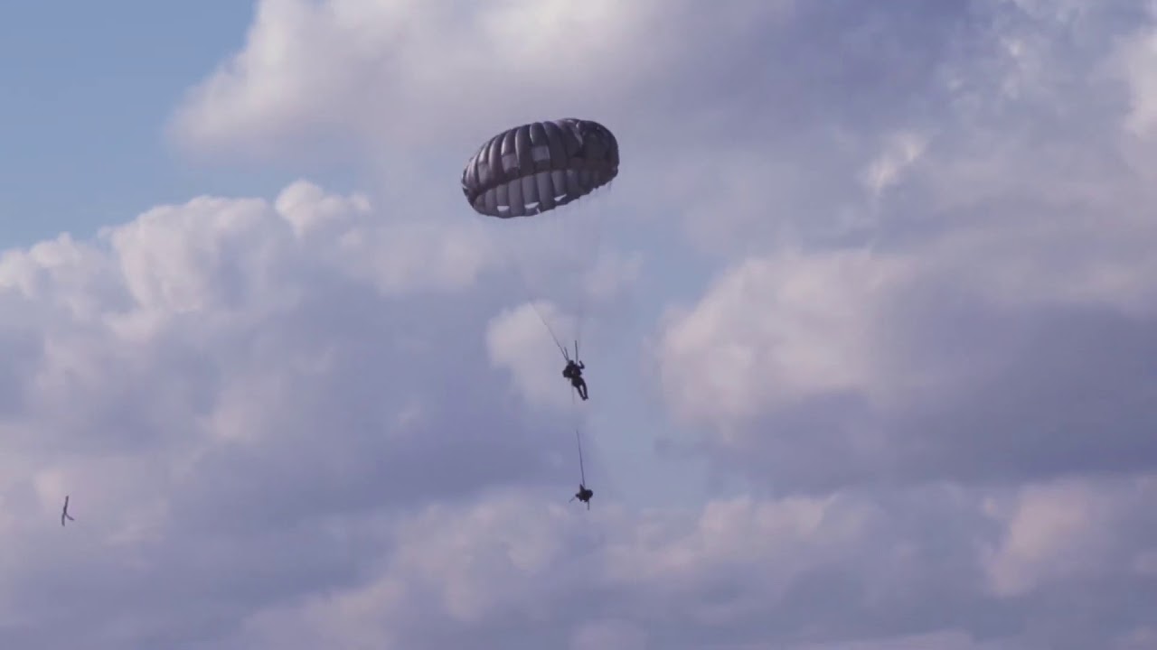 435th Air Ground Operations Wing Static-Line Jumps, Alzey Dropzone ...