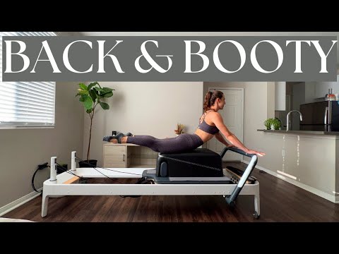 Pilates Reformer Workout | Back & Booty | 25 Min | w/ Box - YouTube
