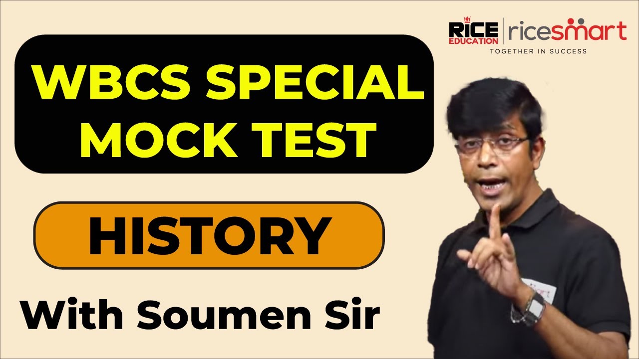 History | WBCS 2023 Oriented Mock Test | Soumen Roy - YouTube