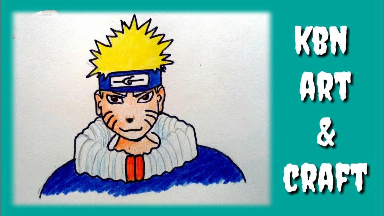 how to draw naruto step by step/For kid/KB Nepali - YouTube