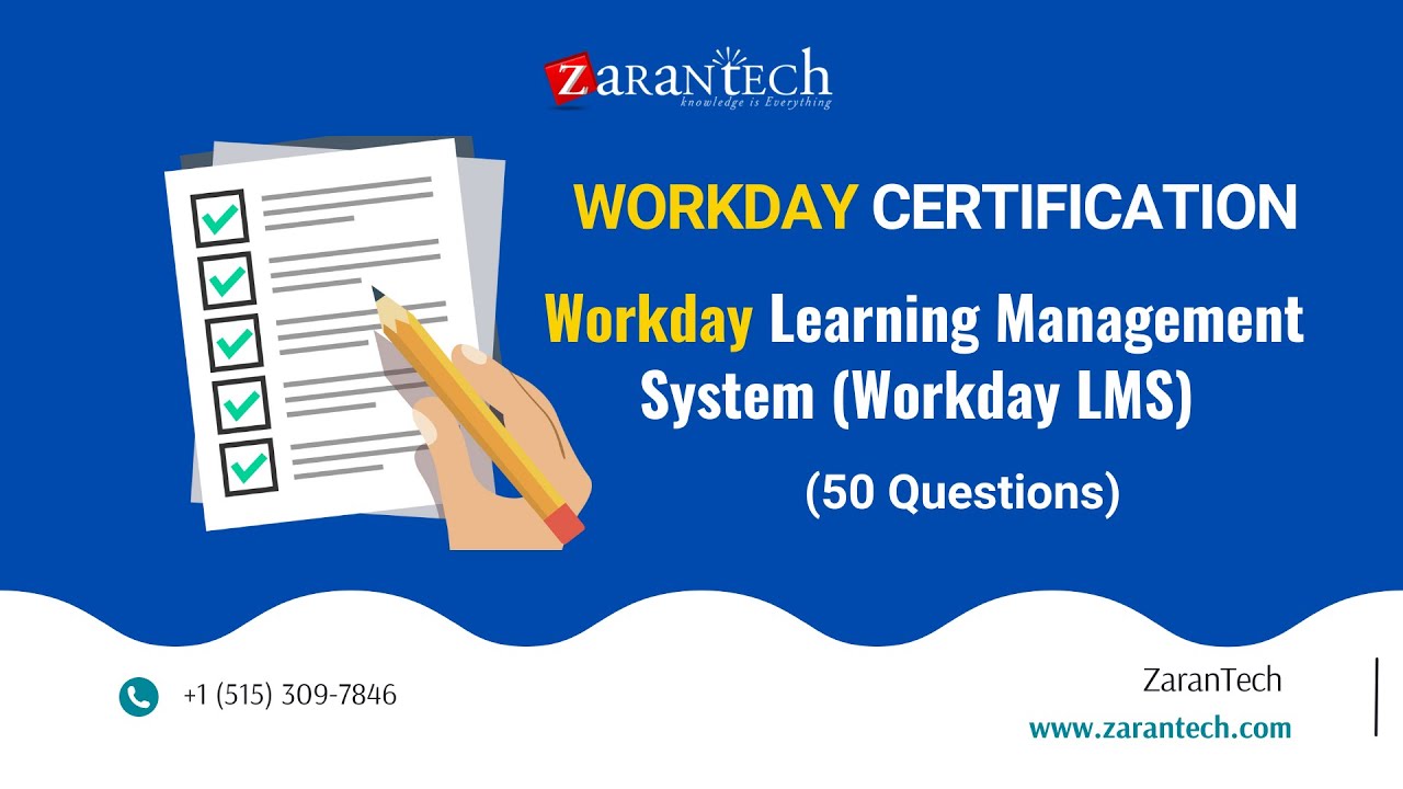 Workday Learning Management System Workday LMS 50 Questions YouTube