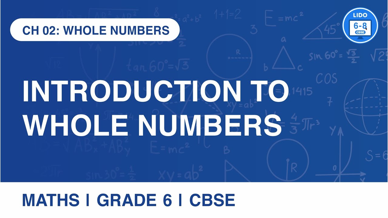 Introduction to Whole numbers | Whole numbers | Class 6 Math's Chapter ...