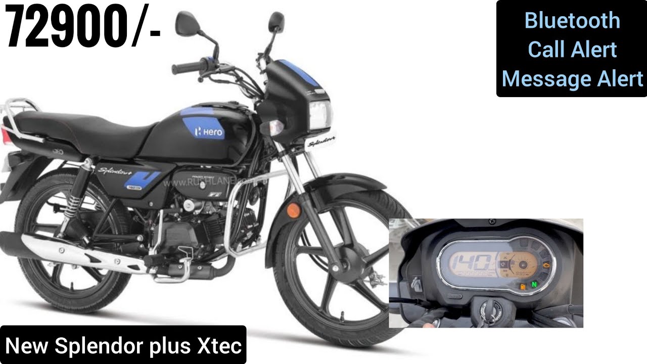 Hero Splendor Plus Xtec | Digital Meter | USB CHARGING | MAJOR CHANGES ...