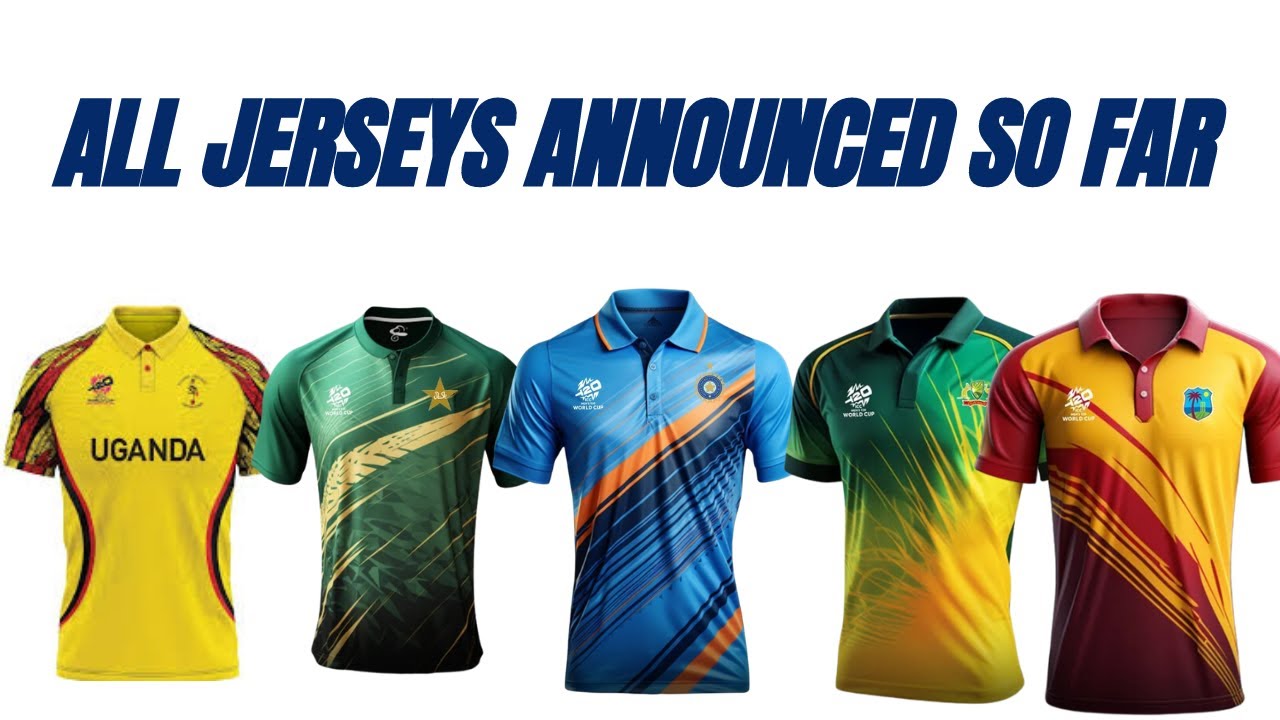 All 2024 T20 World Cup Jerseys Announced So Far ! April 30 2024 - YouTube