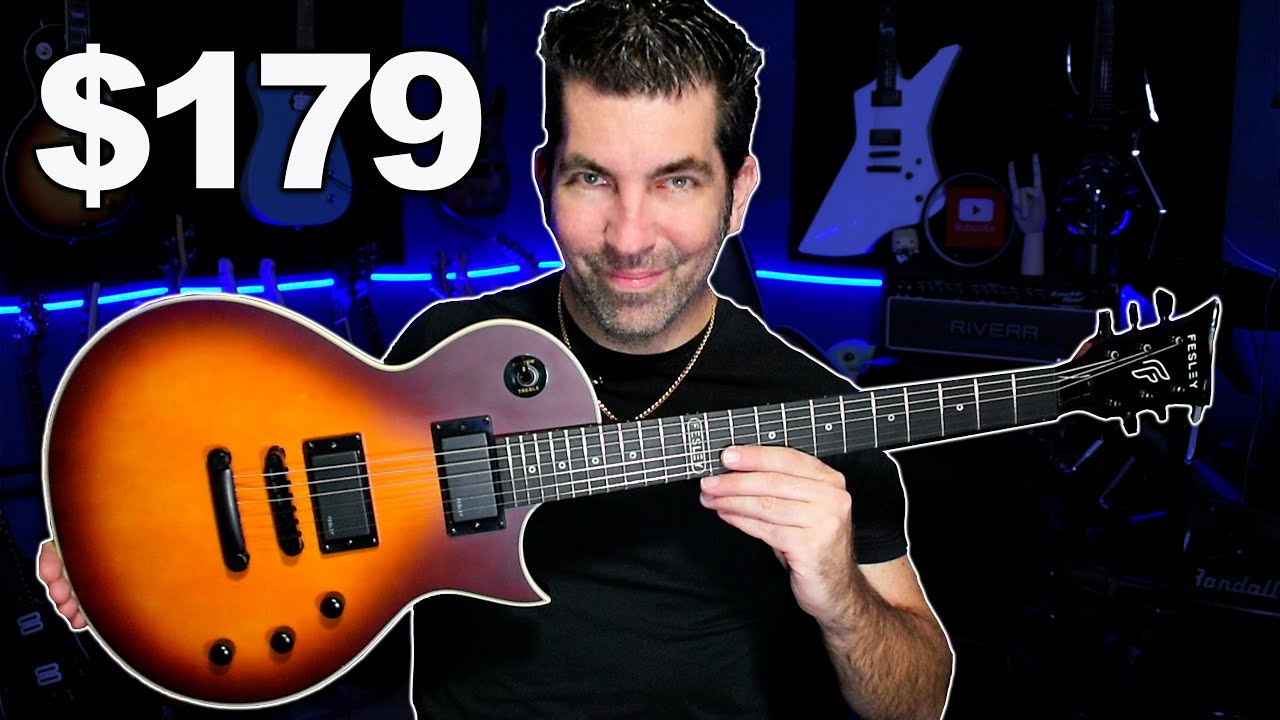 FESLEY FLP350 - Budget Guitar From Amazon - Demo and Review - YouTube