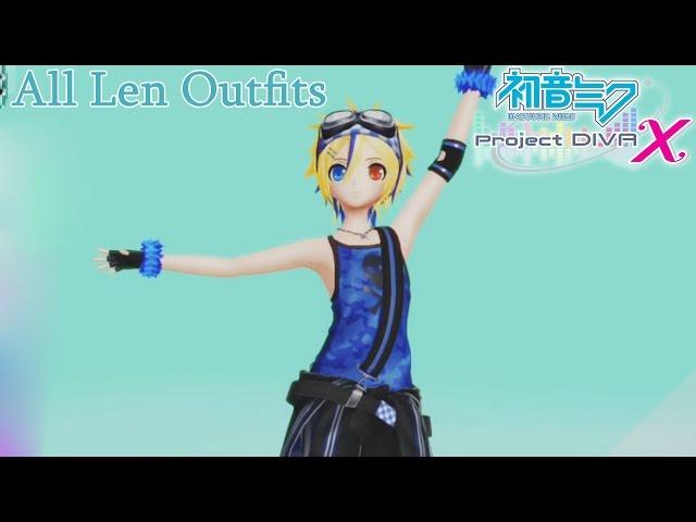 Rin Kagamine Project Diva Outfits