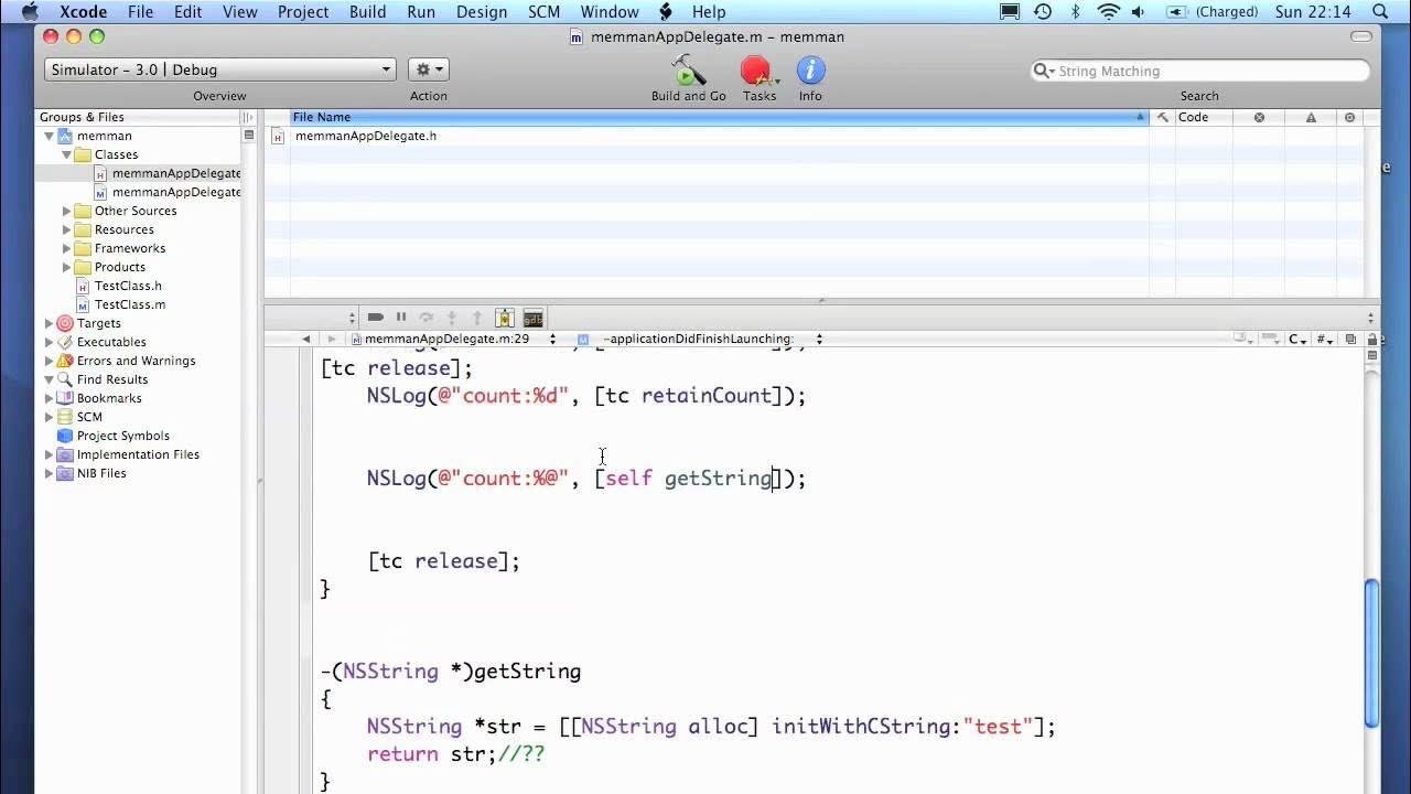 iphone memory management using objective c, retain, release, autorelease - YouTube