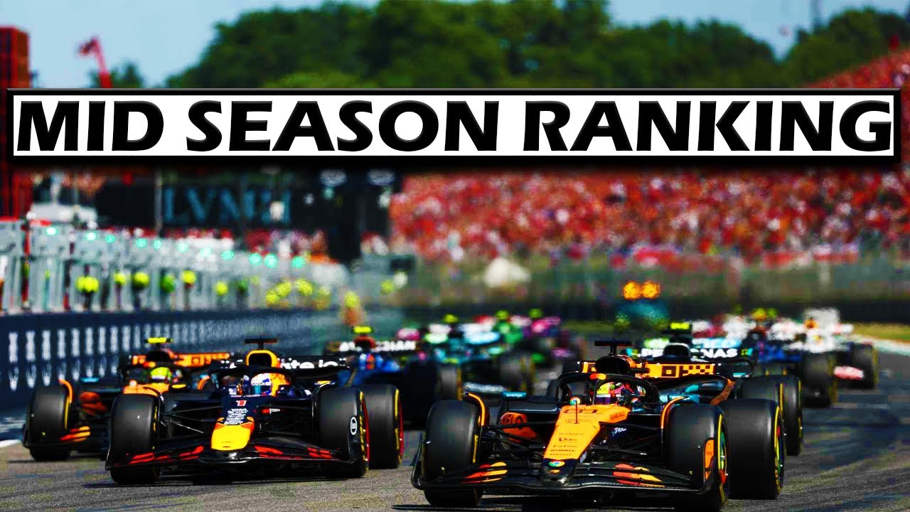 My F1 2025 Mid Season Driver Rankings - YouTube