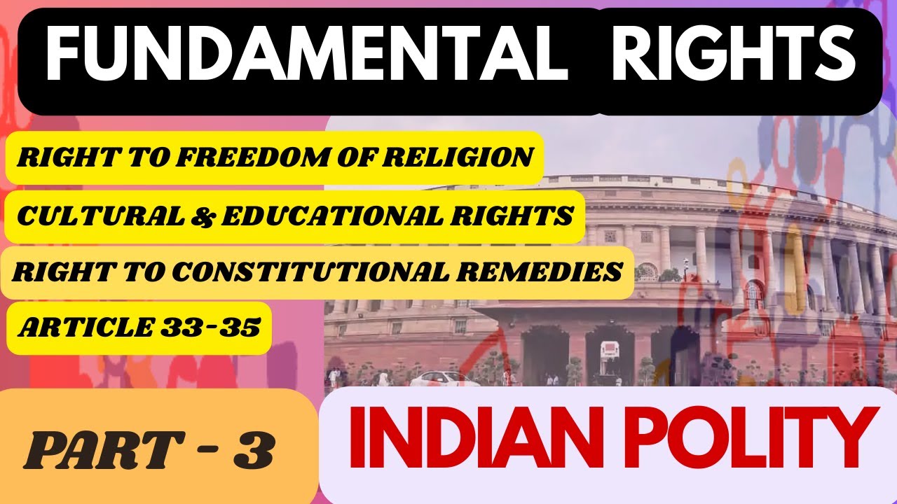Fundamental Rights ! PART 3 - YouTube