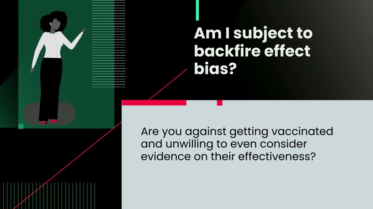 Backfire Effect Bias- A tendency to give more credence to evidence that ...