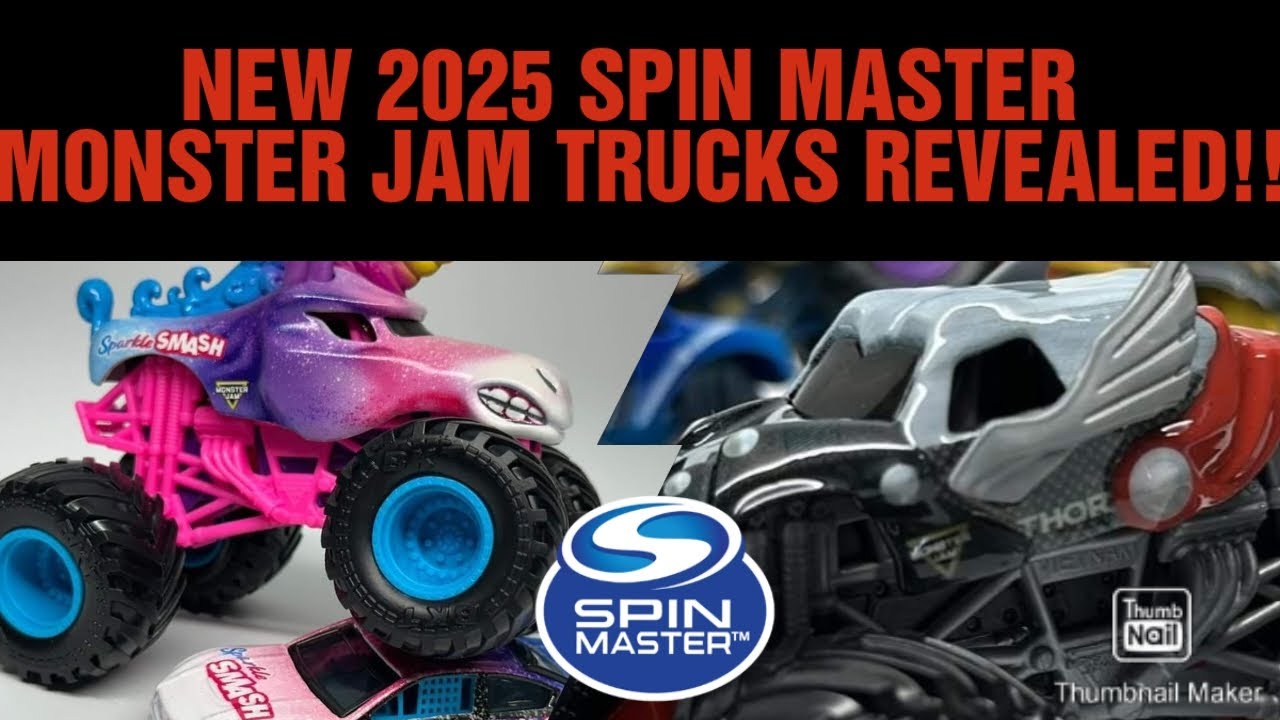 NEW 2025 SPIN MASTER MONSTER JAM DIECAST REVEALED!! - YouTube