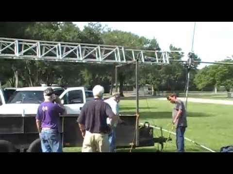50 ft homemade tower erection - YouTube
