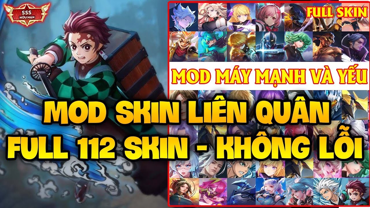Cách MOD Skin Liên Quân Mới Nhất Nhận 100 Skin SS Và SSS Có Hiệu Ứng ...