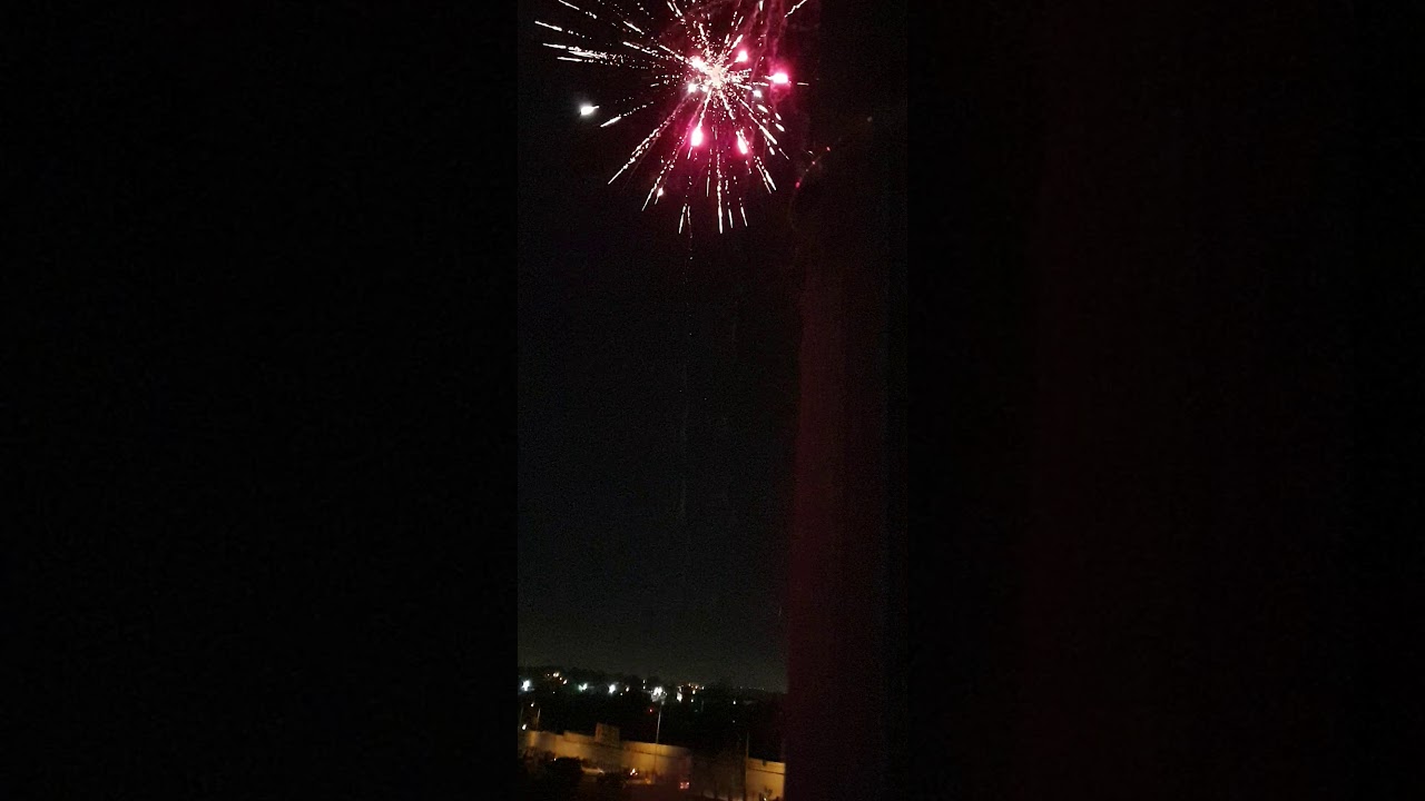 Firework view from my window... - YouTube