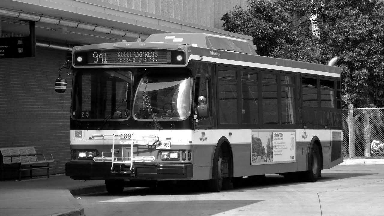 TTC ORION VII HEV 1099 on 941 Keele Express - YouTube