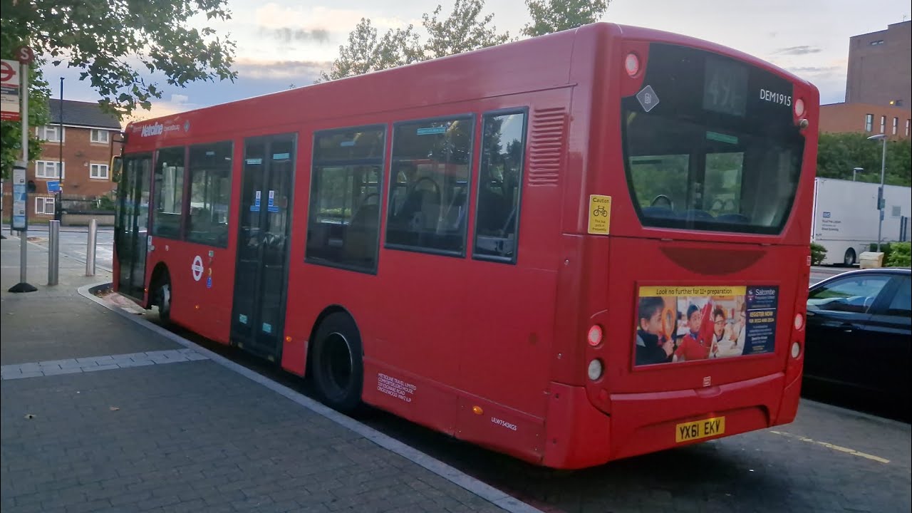 *Limp* Metroline DEM1915 YX61EKV Bus Route 491 - YouTube