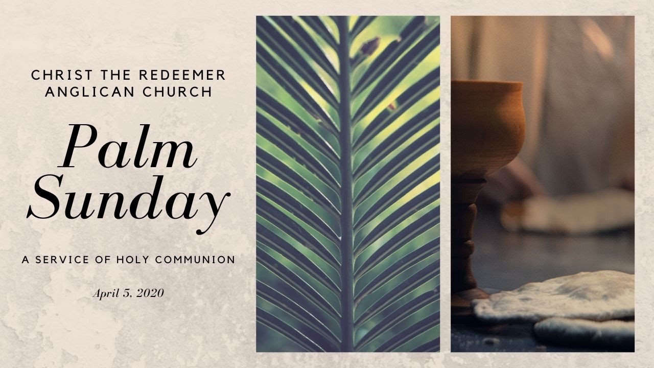 Palm Sunday Sermon, Rev. David Watts - YouTube