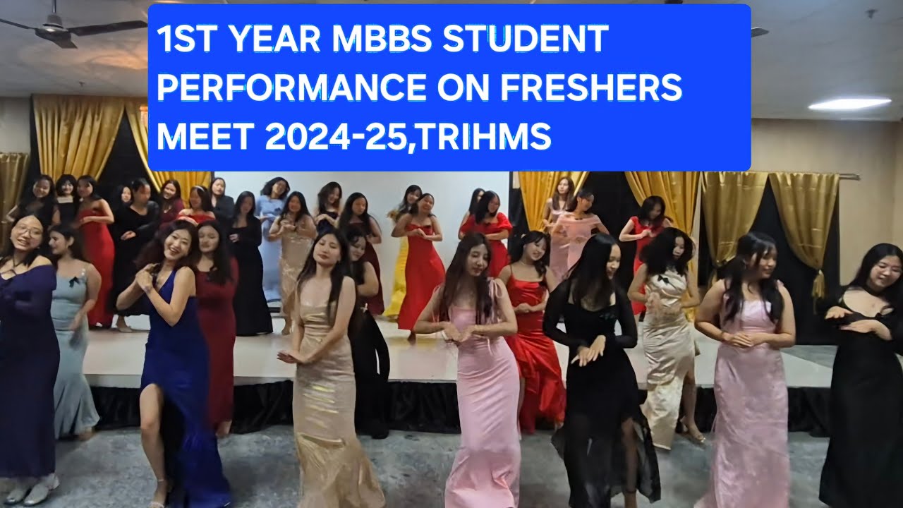 1ST YEAR GIRLS PERFORMANCE ON FRESHERS Day||Arunachal Pradesh 🇮🇳 ...