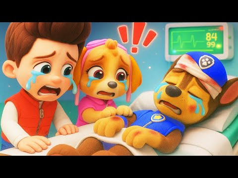 CHASE In Hopital! - RYDER Please Don't Cry!!!What Happened?! | Paw Patrol Animation | Rainbow 3