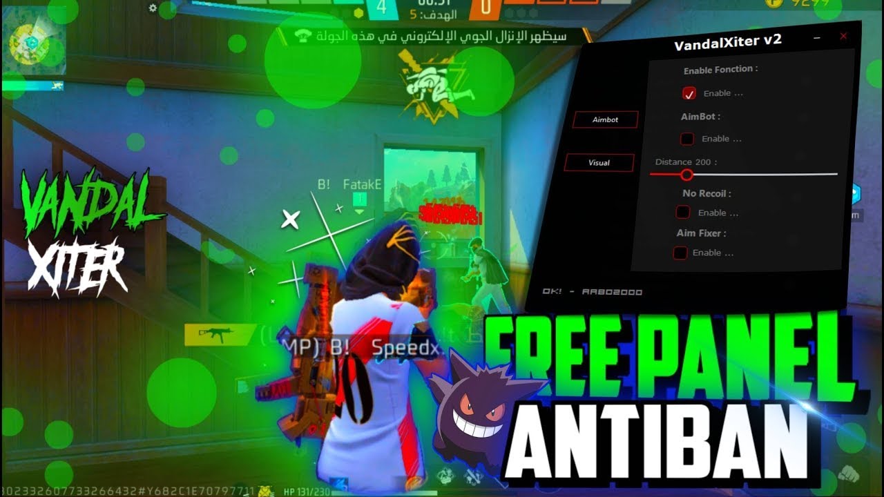 FREE FIRE PANEL AimBot No Fake Damage👇 PC External Aimbot 1000% ANTIBAN ...