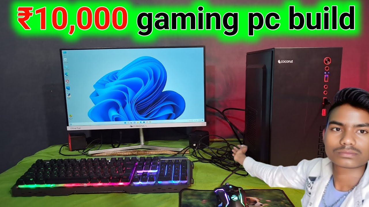 ₹10,499 GAMING and editing pc build, best gaming pc under ₹10000 ...