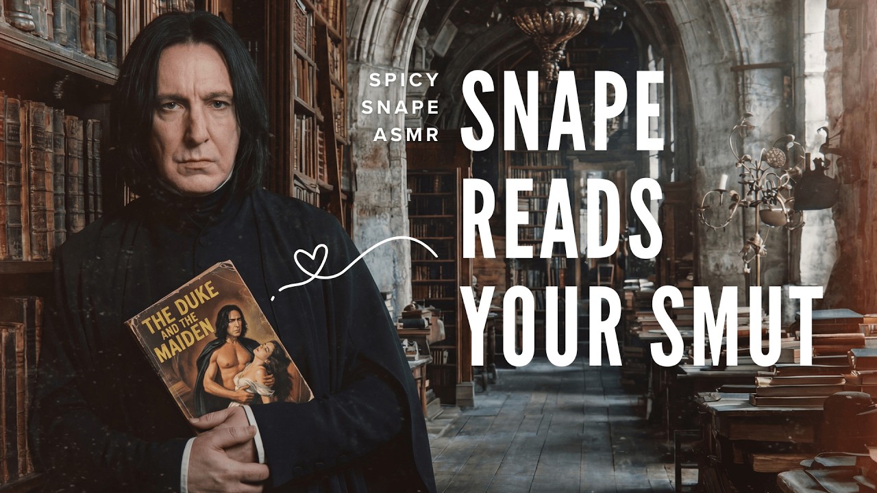 Severus Snape ASMR | Another kind of book club [Severus Snape x You ...