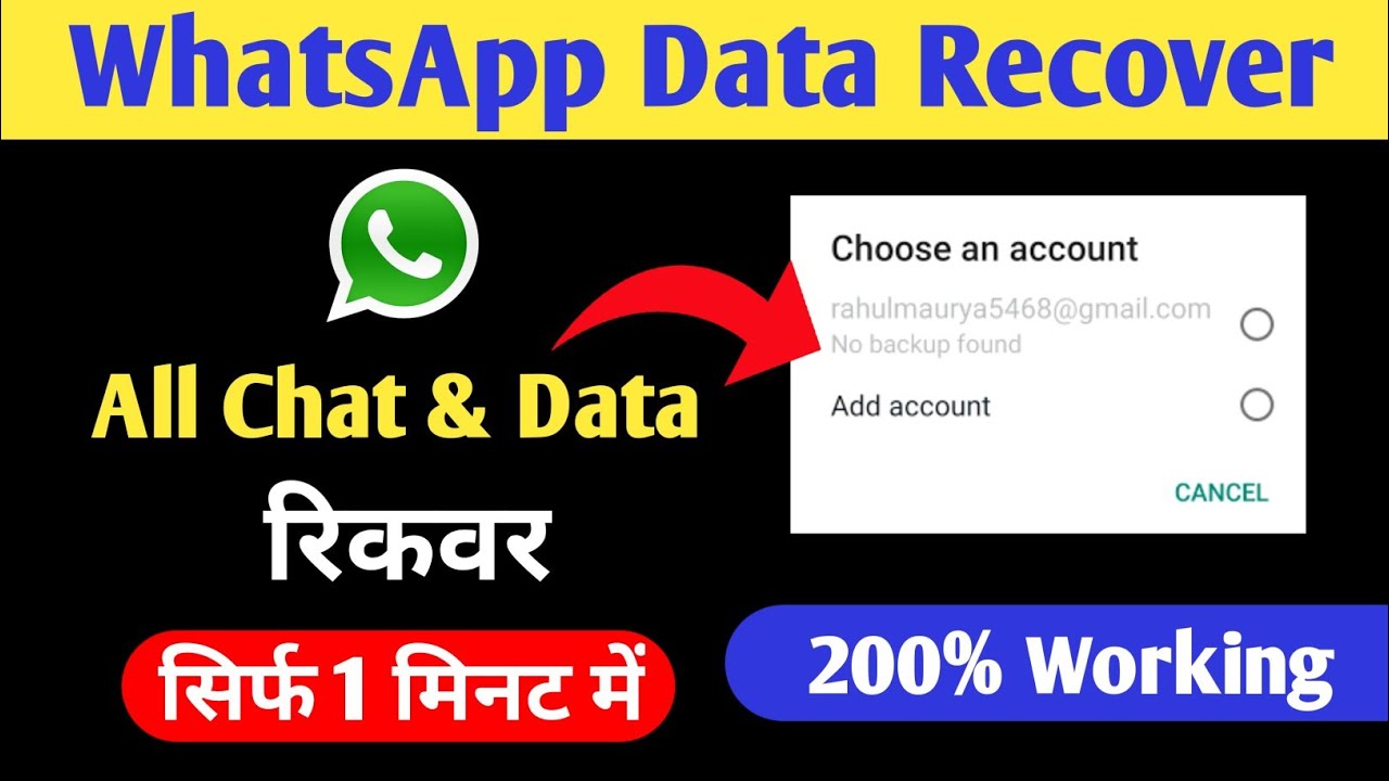 WhatsApp No Backup Found No Backup Found For This Account WhatsApp whatsapp-no-backup-found-no-backup-found-for-this-account-whatsapp