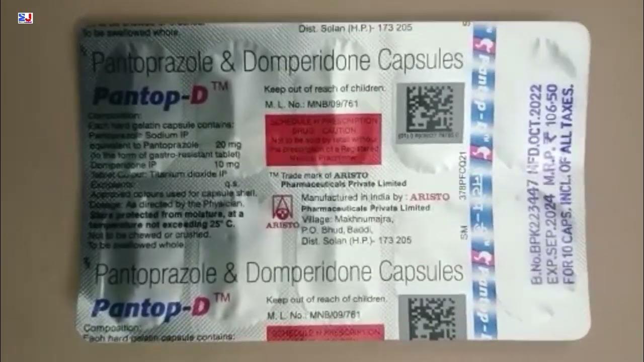 Pantop-D Capsule | Pantoprazole & Domperidone Capsules | Pantop D Capsule Uses Side effects ...