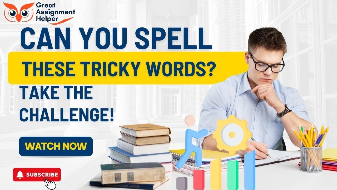 Can You Spell These Tricky Words Take the Challenge! - YouTube