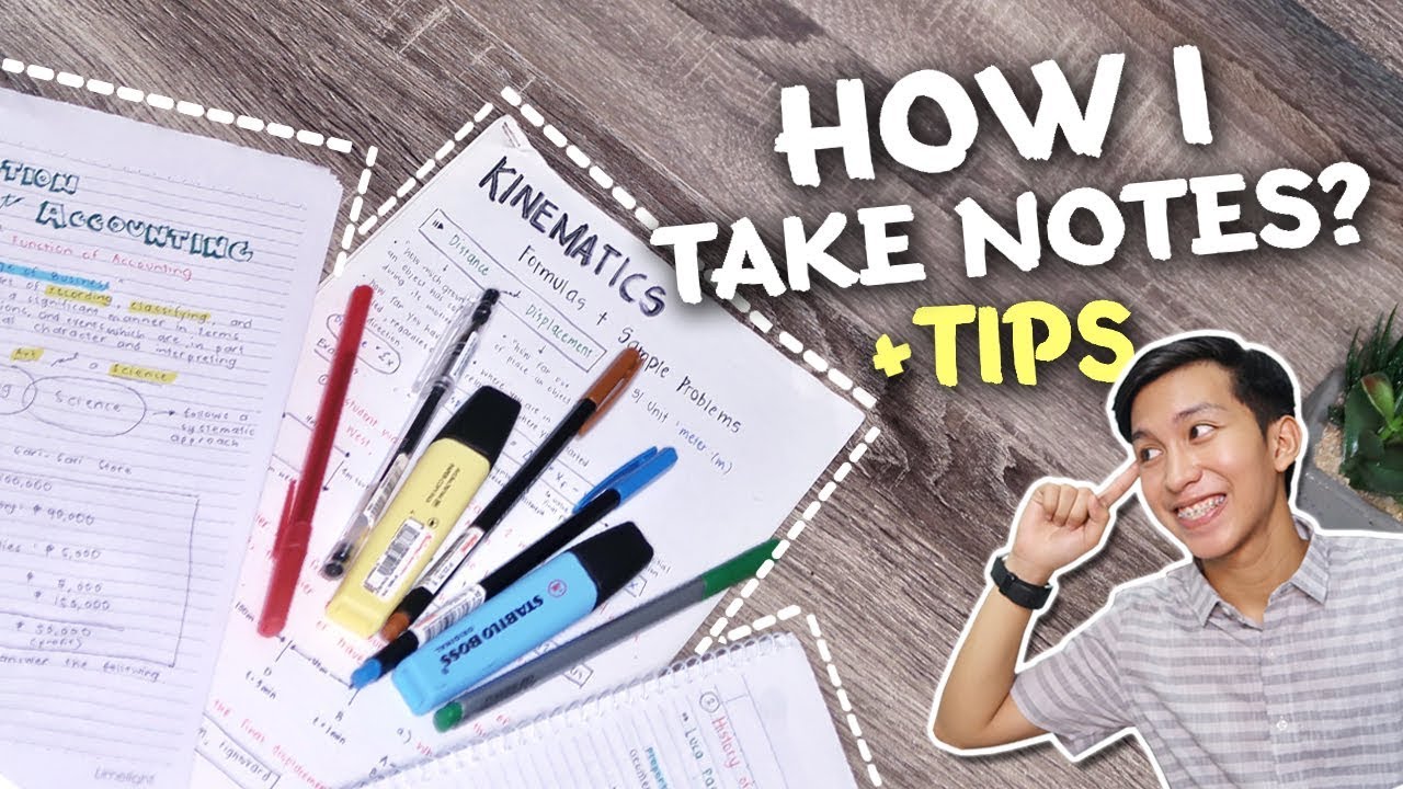 How I Take Notes? + Tips for Organized Notes (Philippines) - YouTube