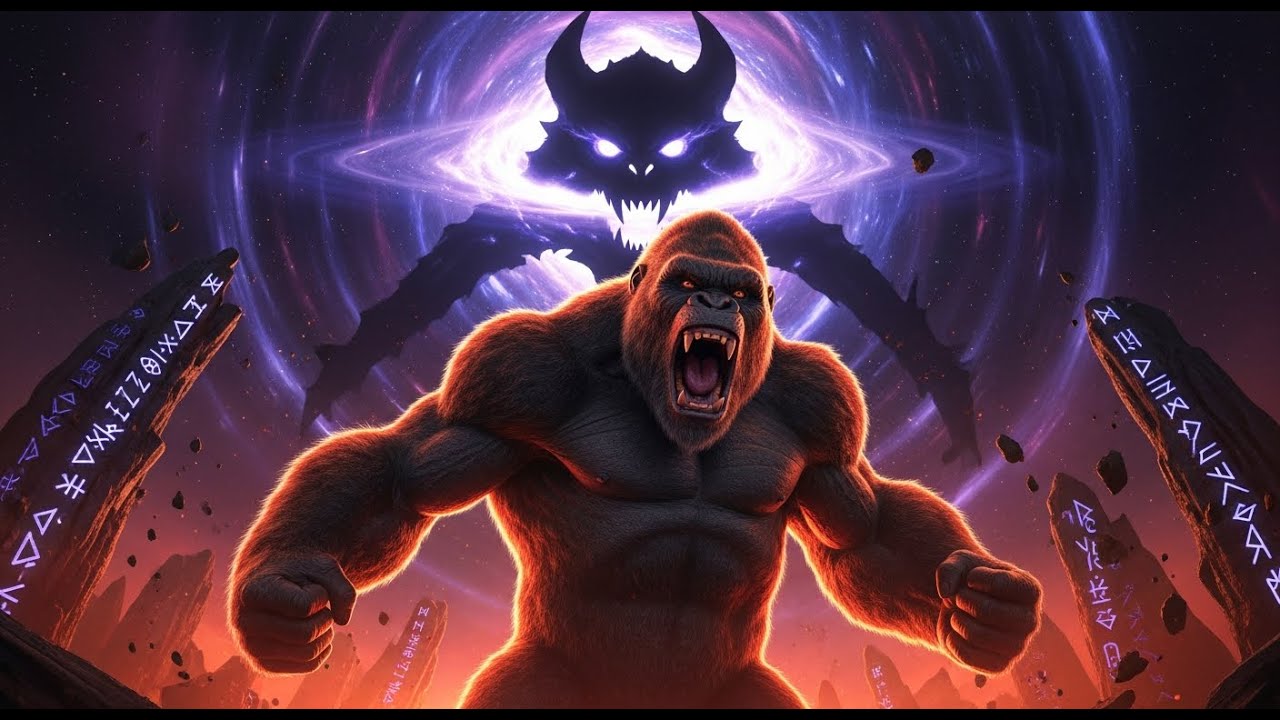 Kong vs Ancient Black Hole Beast - The Awakening Begins! #kingkong # ...