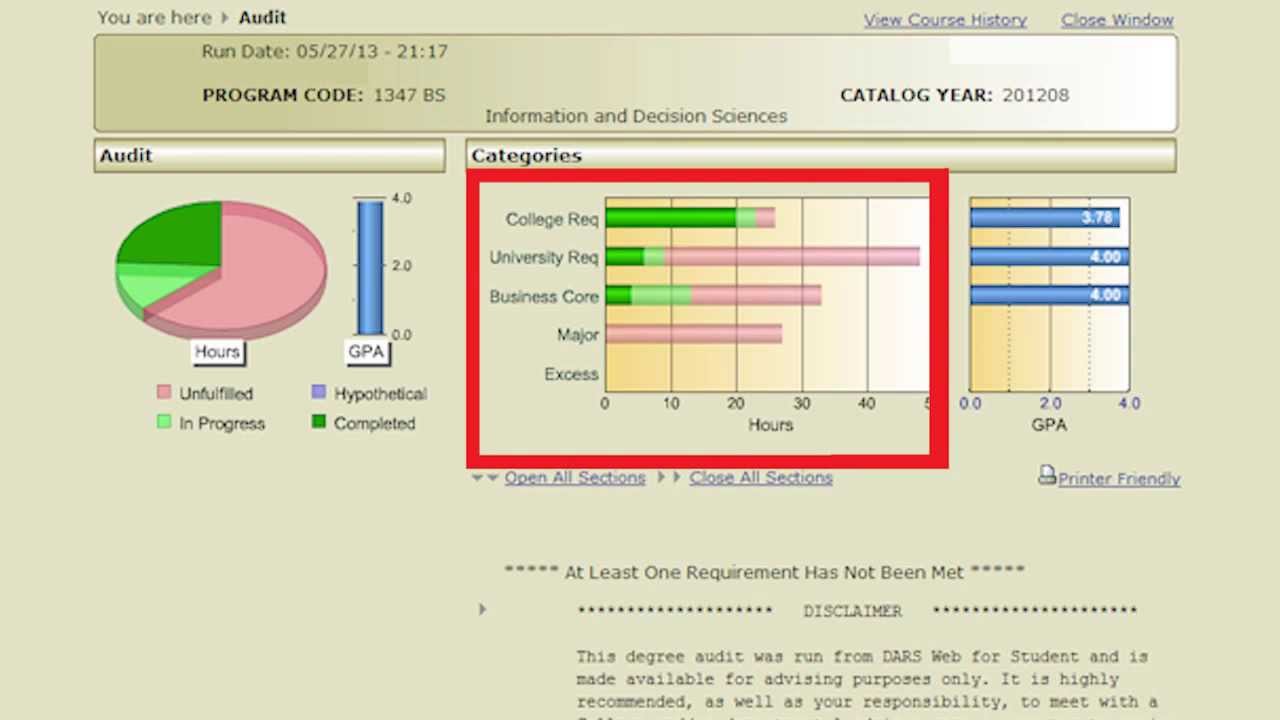 How to access and view the Dars Report - YouTube