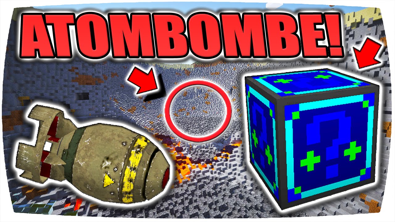 LUCKY BLOCK ATOMBOMBE ZERSTÖRT DIE GANZE MAP! Minecraft: Lucky Block ...