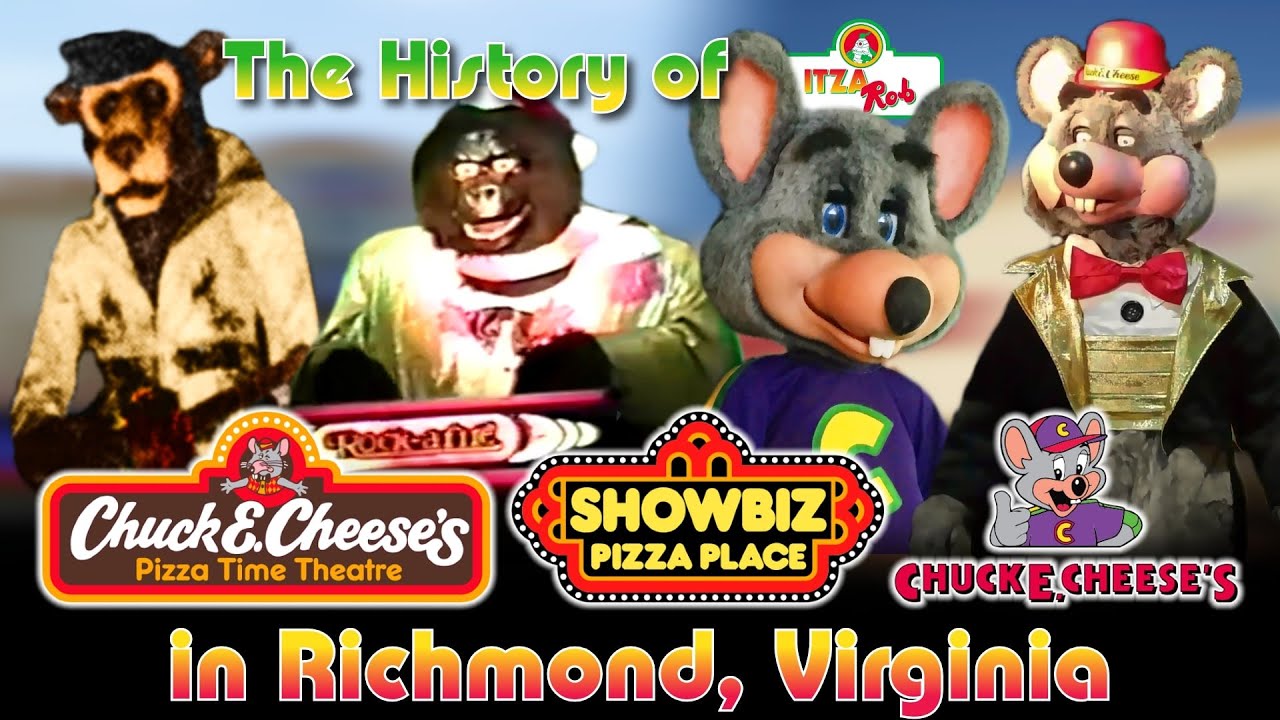 The History of Chuck E. Cheese & Showbiz Pizza in Richmond, Virginia ...