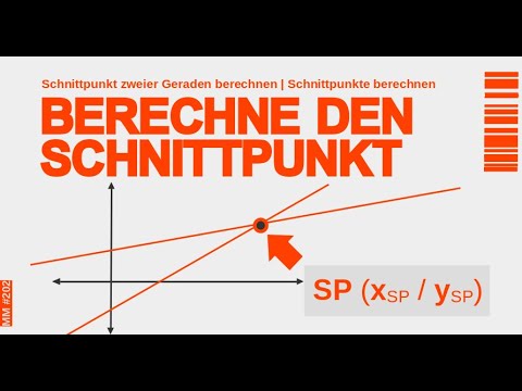 Schnittpunkt von zwei Geraden berechnen | Schnittpunkte berechnen | 202 ...