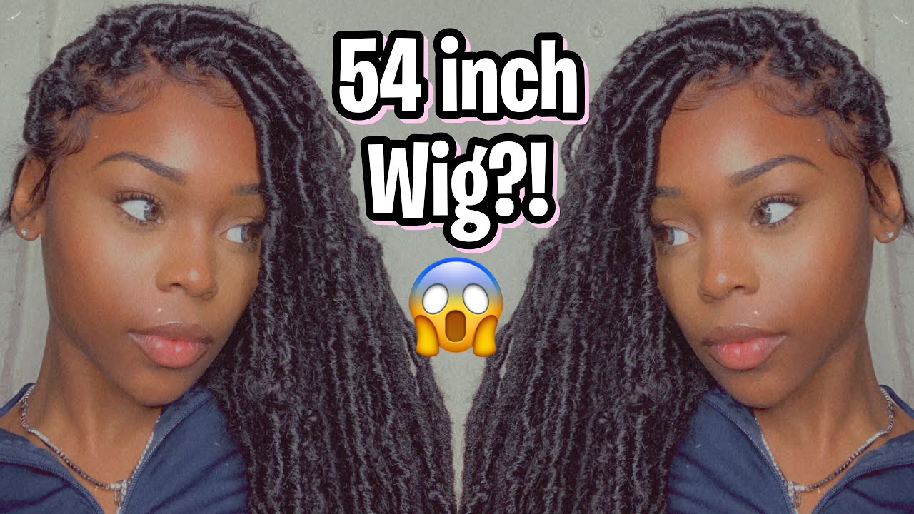 Extended Faux Locs wig install | Bobbi Boss Nu Locs - YouTube