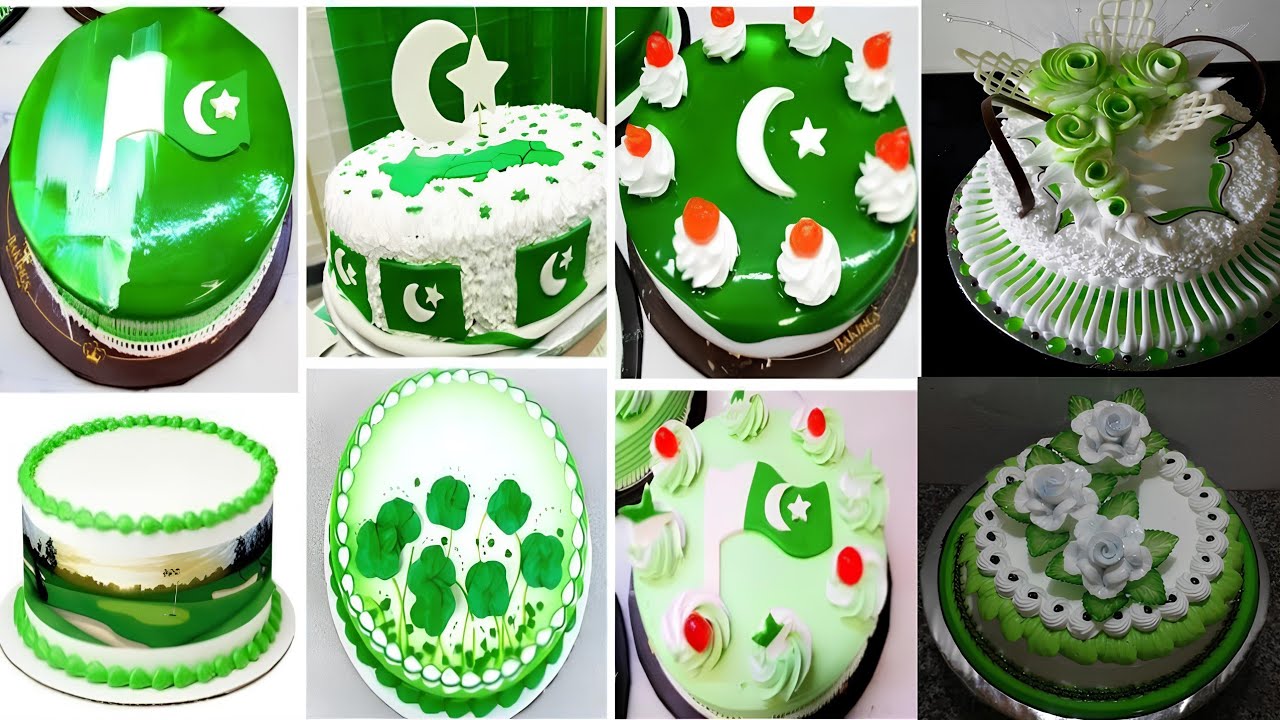 14 August cake Ideas|Pakistan day cake decorating ideas| independence ...