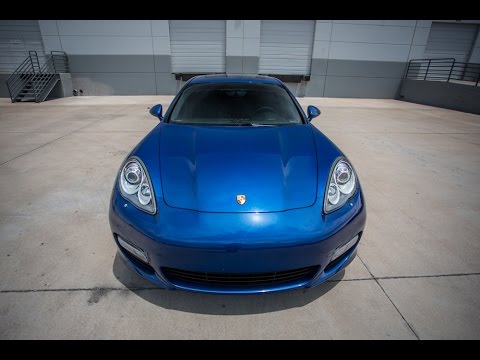 Porsche Panamera Turbo Fly by and drift