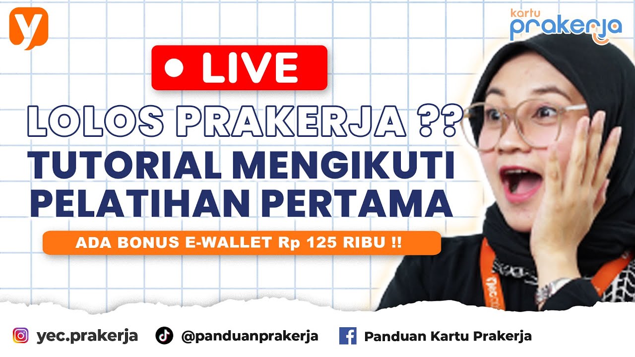 LANGKAH SELANJUTNYA SETELAH LOLOS PRAKERJA | TUTORIAL PEMBELIAN PELATIHAN PRAKERJA - YouTube