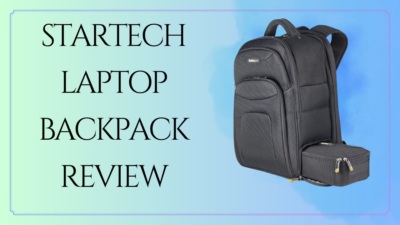 StarTech Laptop Backpack Review | Built-in Accessories Case - YouTube