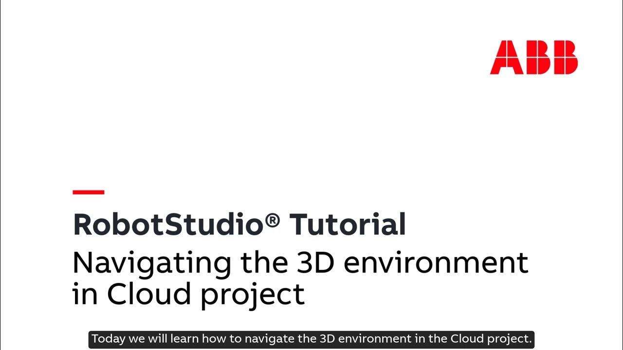 RobotStudio Cloud Tutorial – Navigating the 3D environment - YouTube